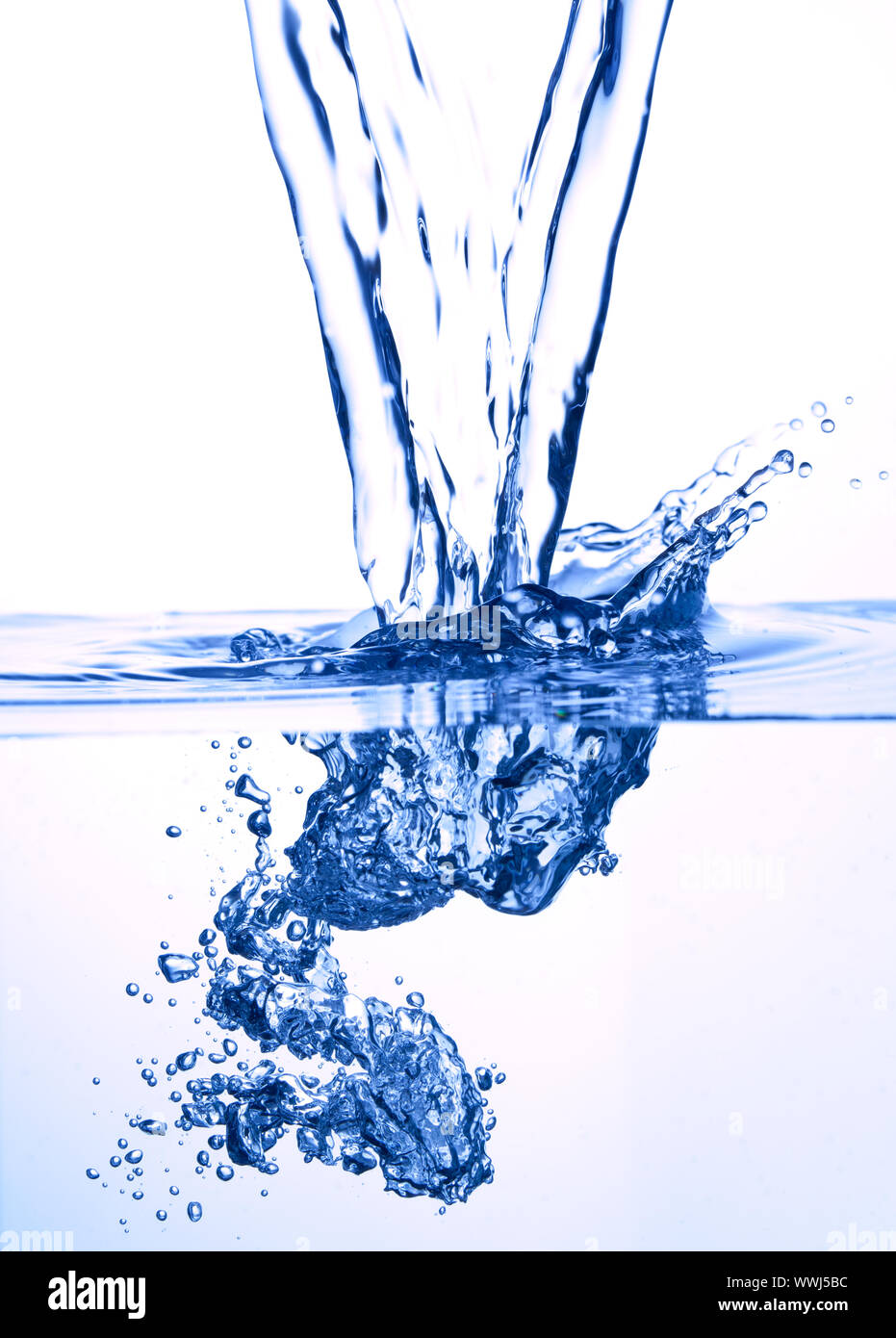 photo of water spalsh on white background Stock Photo - Alamy