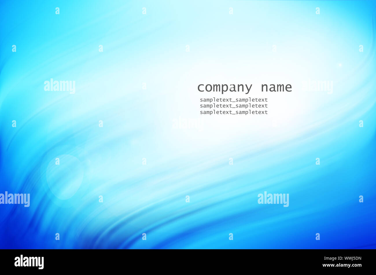 Abstract blue background with space for your text Stock Photo - Alamy