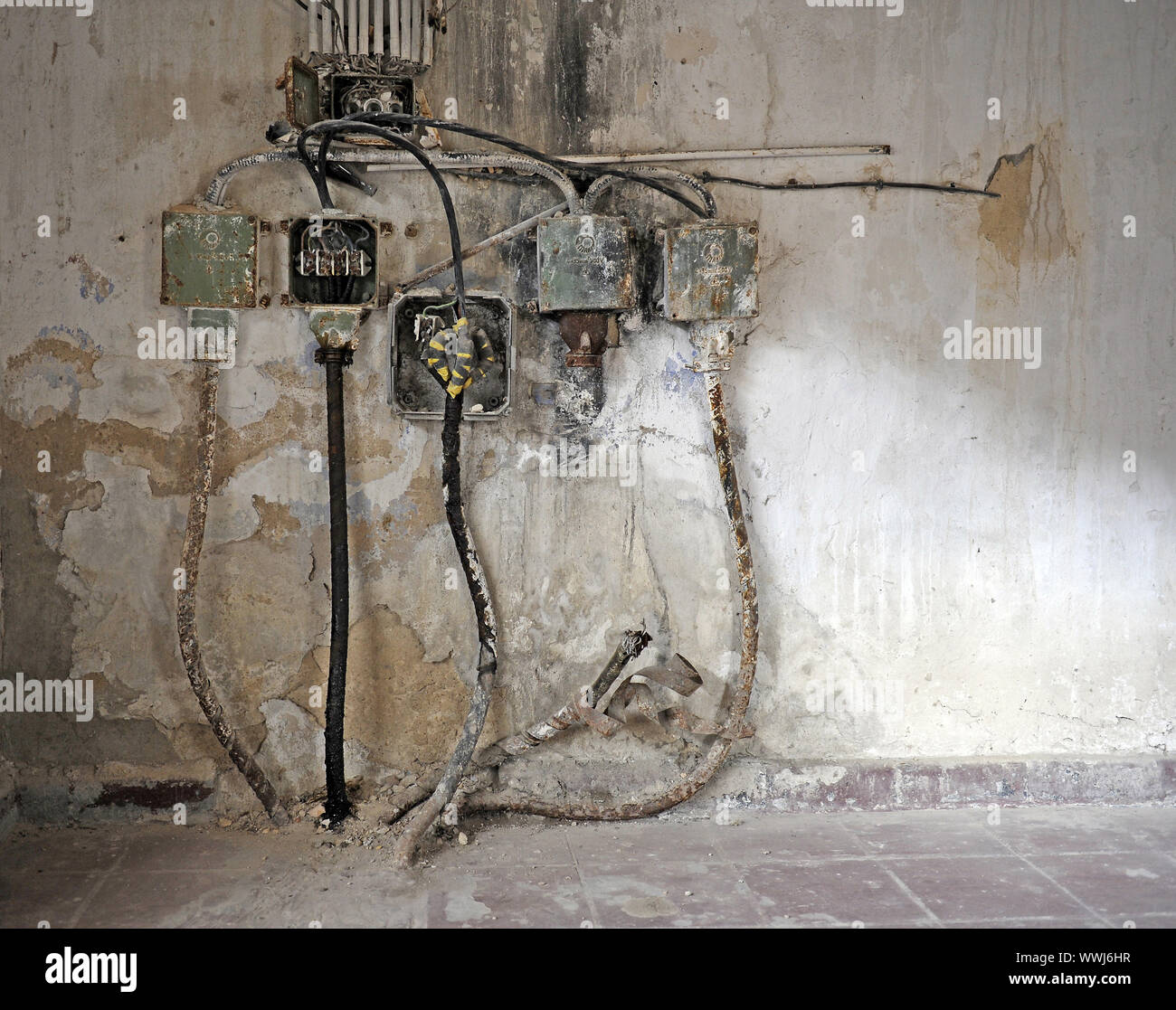 original power distribution around 1930 Stock Photo - Alamy