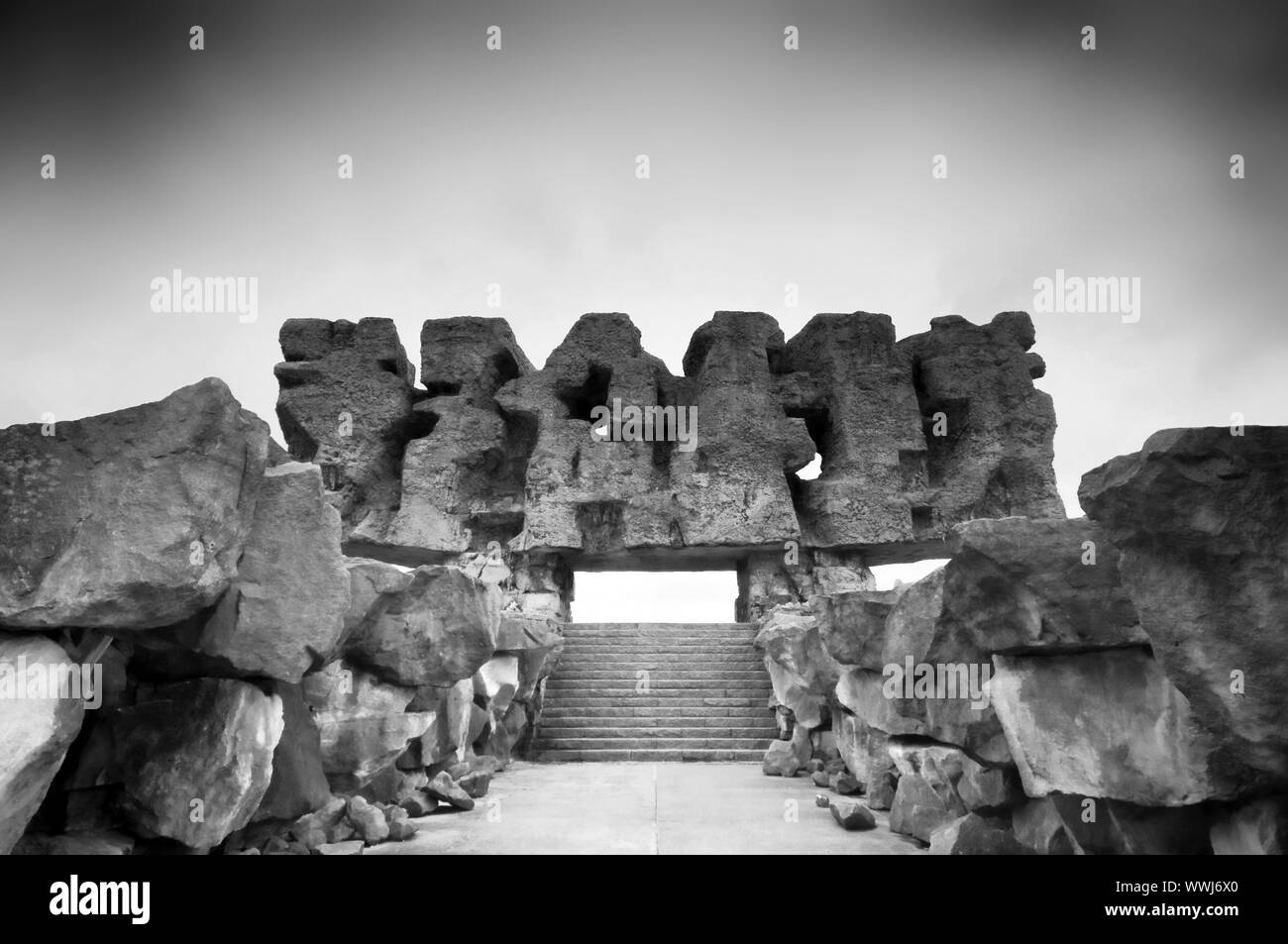 Monument in memorial majdanek hi-res stock photography and images - Alamy