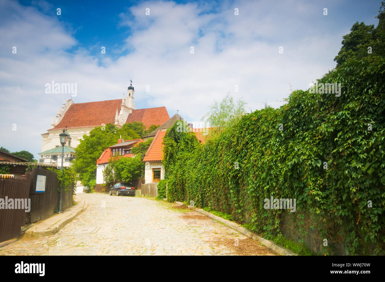 Charming old village, colorful rural scenery Stock Photo - Alamy