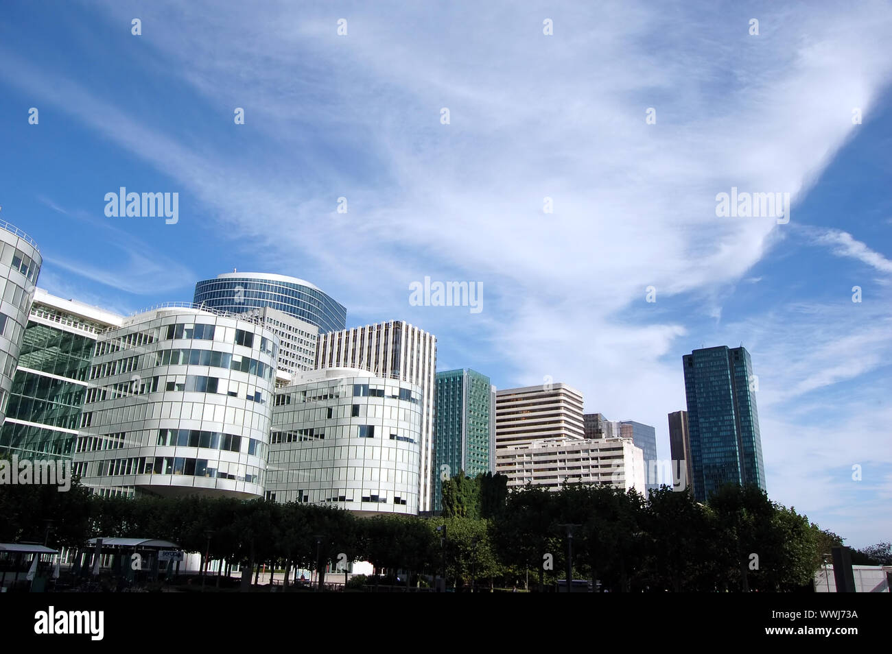 Skyscrapers in daylight, Paris Stock Photo - Alamy