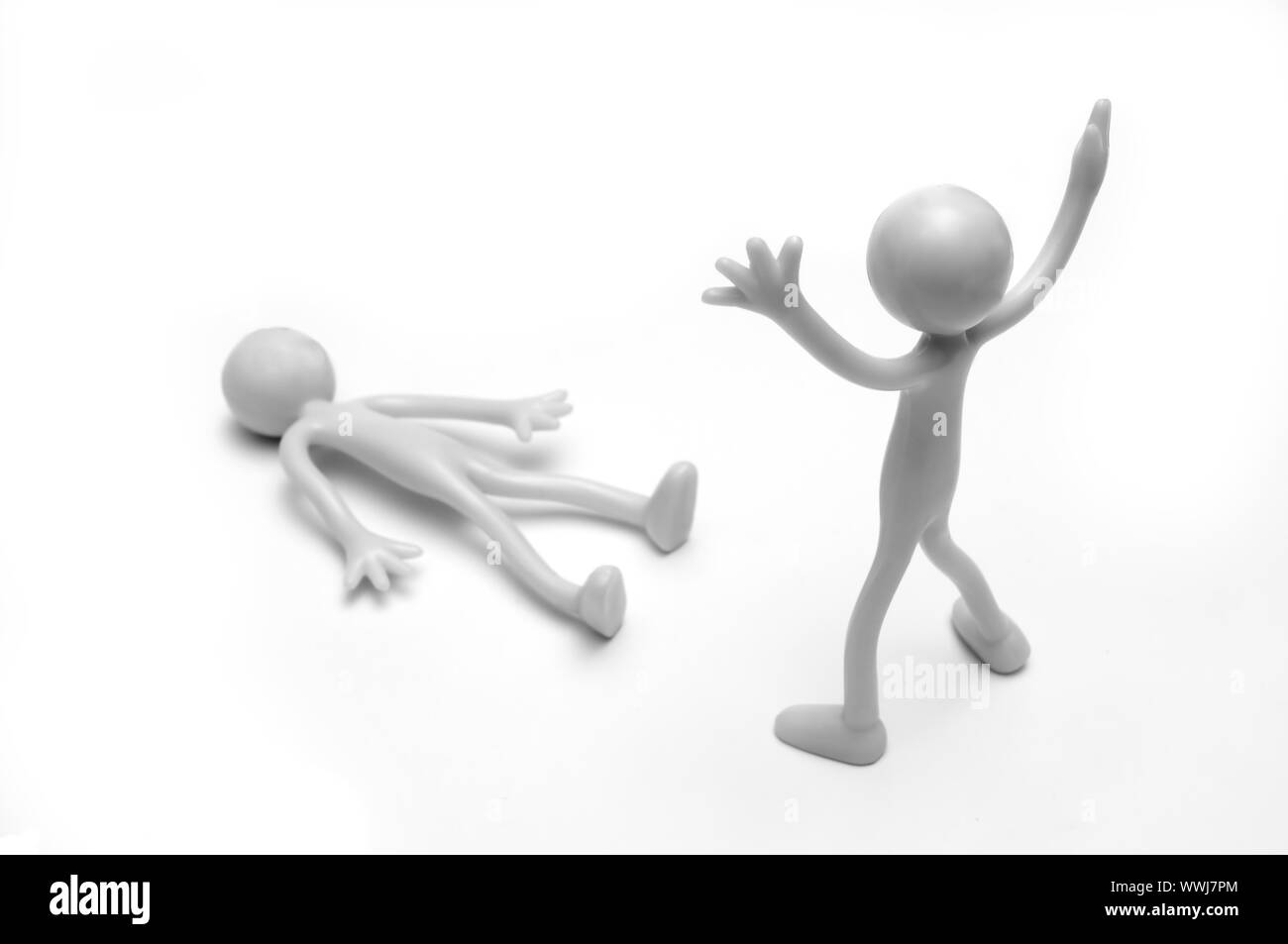 Winner and loser concept. Human figures, conceptual Stock Photo - Alamy