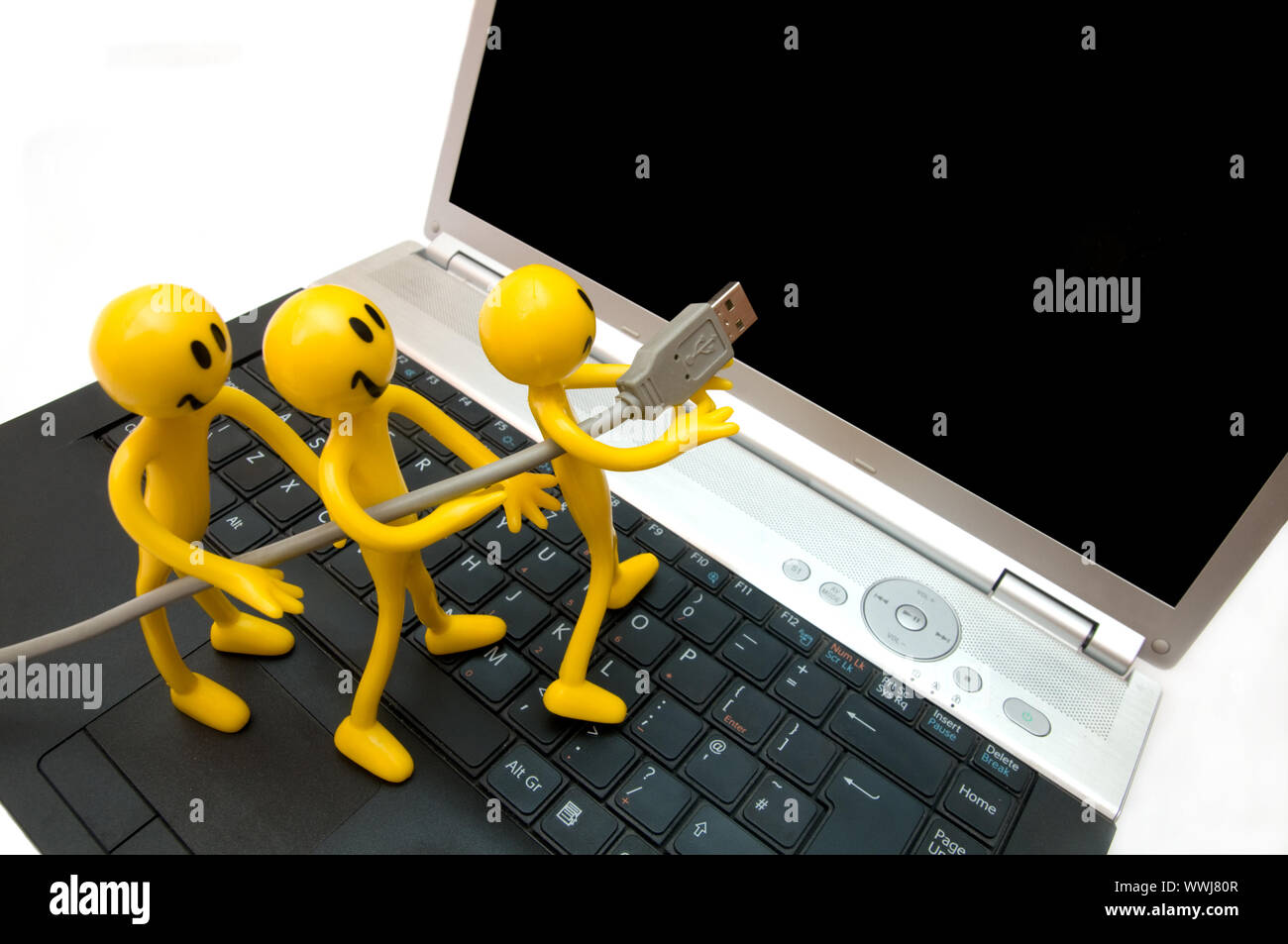 Entering the cyber computer world. Connections, communication ...