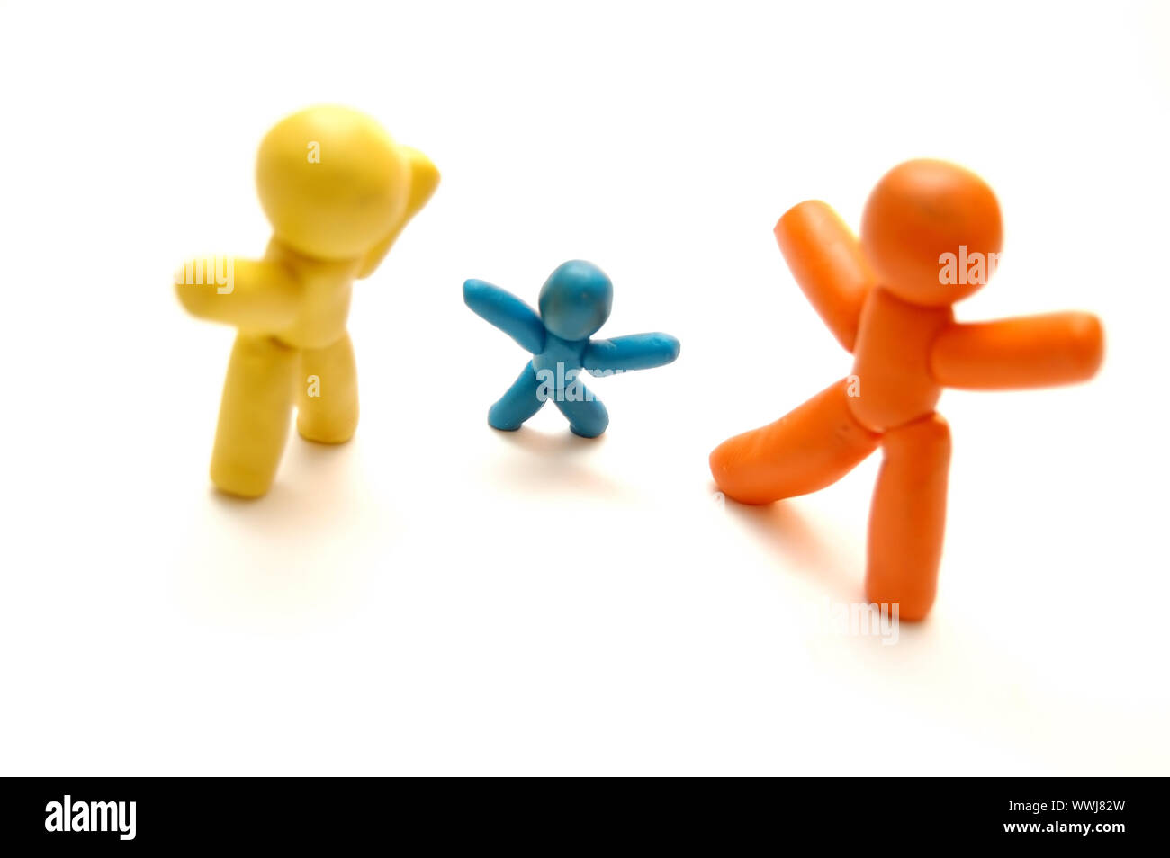 Miniature human figures Cut Out Stock Images & Pictures - Alamy