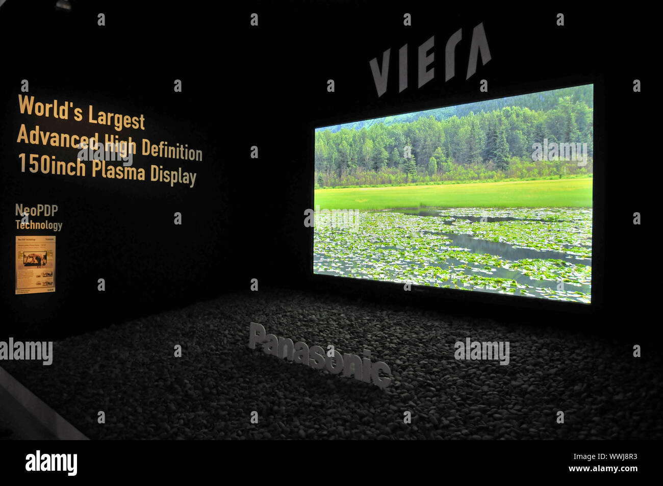 the world's largest plasma television at the IFA International Consumer ...