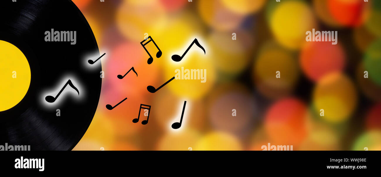 Sound and notes abstract blur background hi-res stock photography and ...