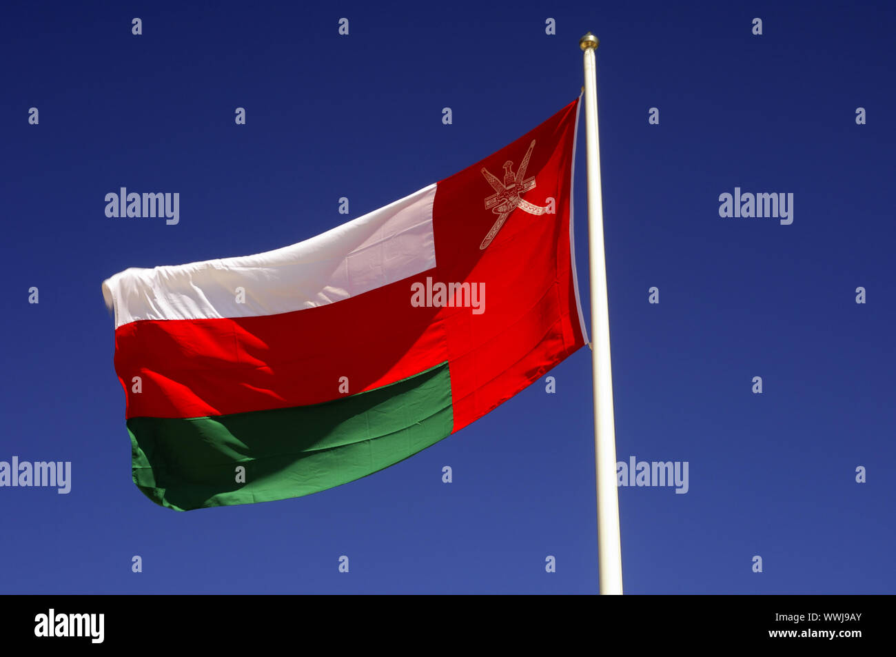 National flag sultanate oman hi-res stock photography and images - Alamy