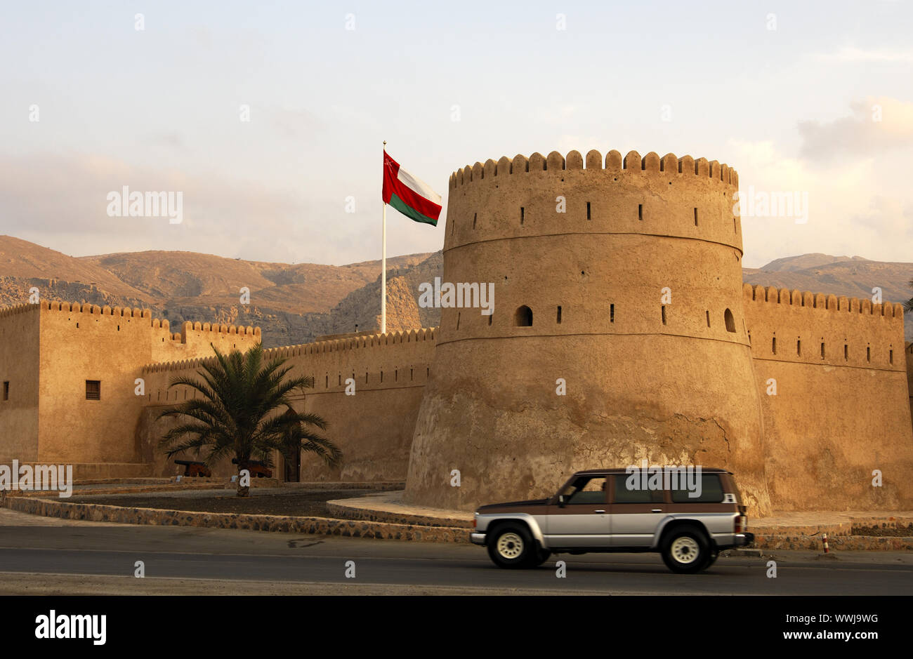 Fortress of Khasab, Oman Stock Photo - Alamy