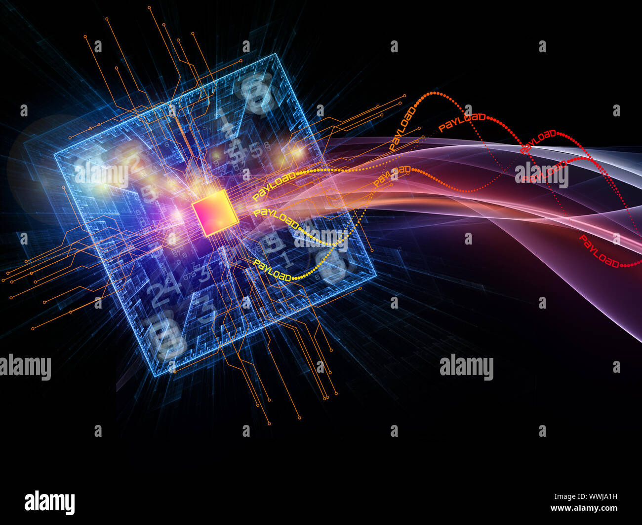 Interplay of payload wording, and abstract graphic elements on the ...