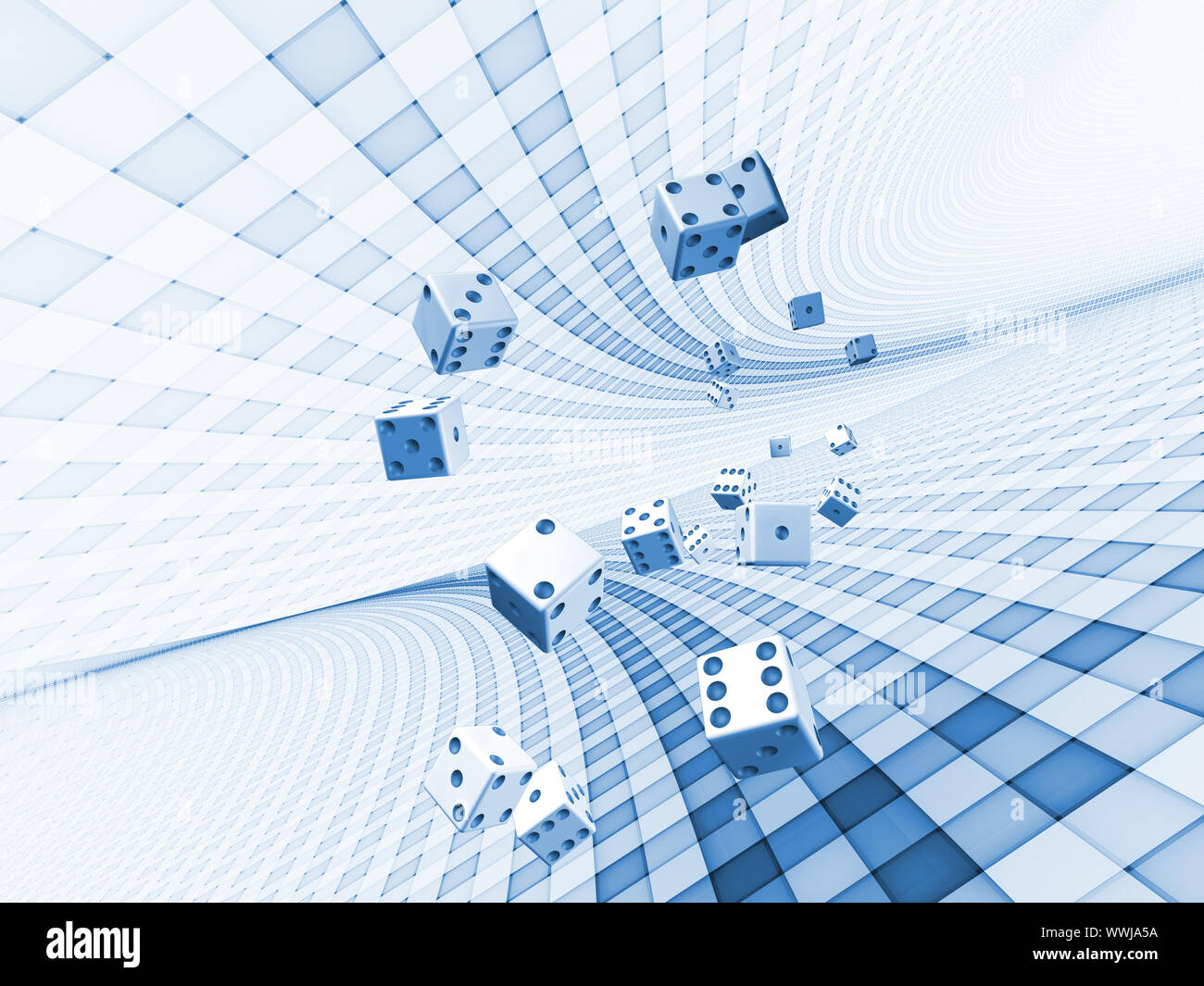 Modern dice illustration hi-res stock photography and images - Alamy