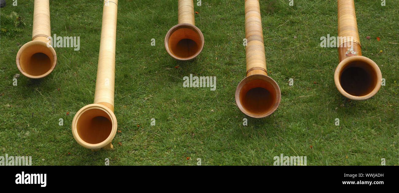 Alphorn hi-res stock photography and images - Alamy