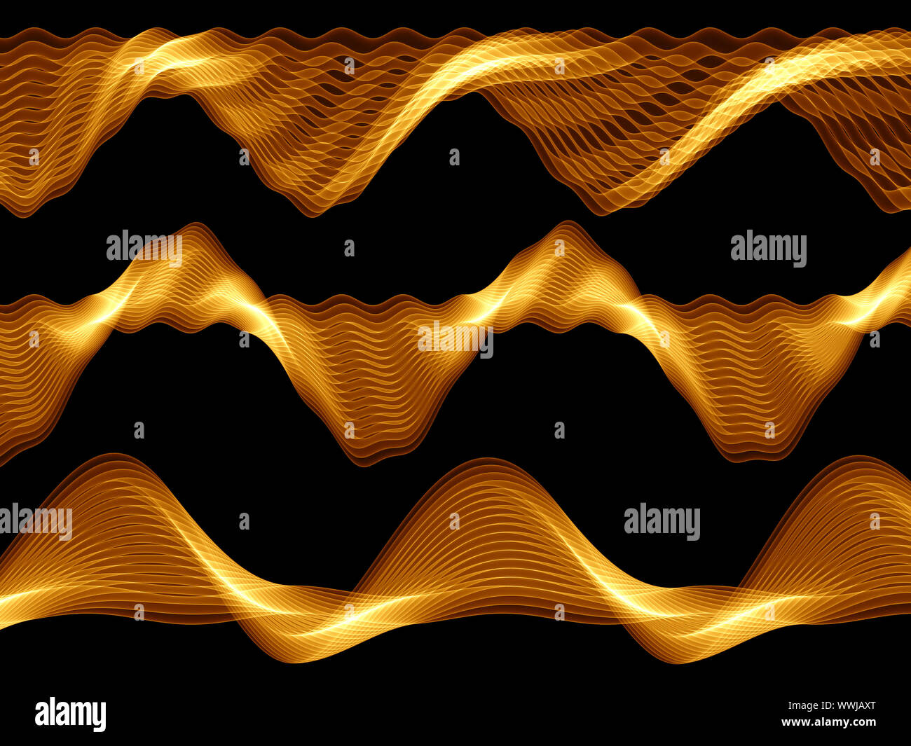 Sine waves background suitable for audio, music and science related ...