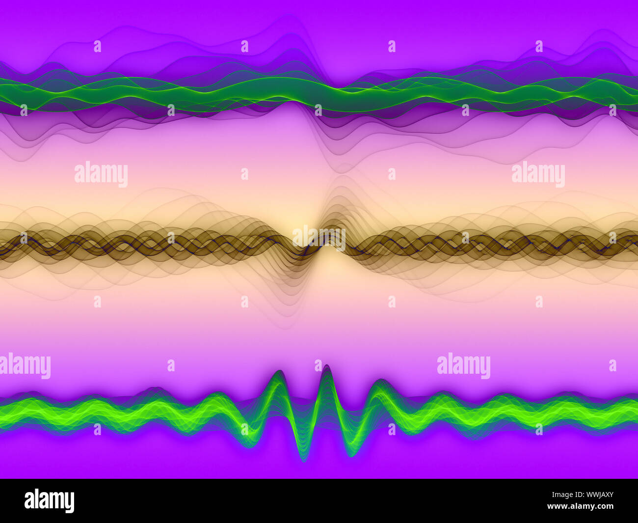 Sound sine waves background suitable for audio, music and science ...