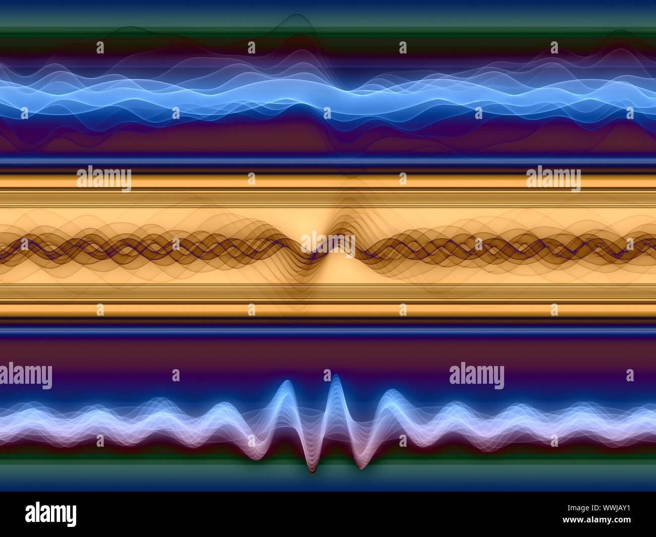 Sound sine waves background suitable for audio, music and science ...