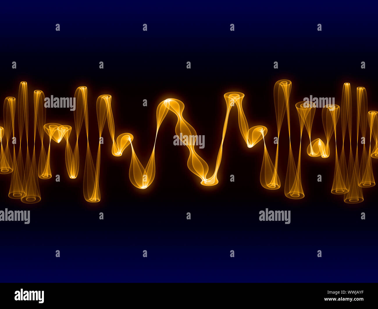 Sound analyzer sine waves background suitable for audio, music and ...