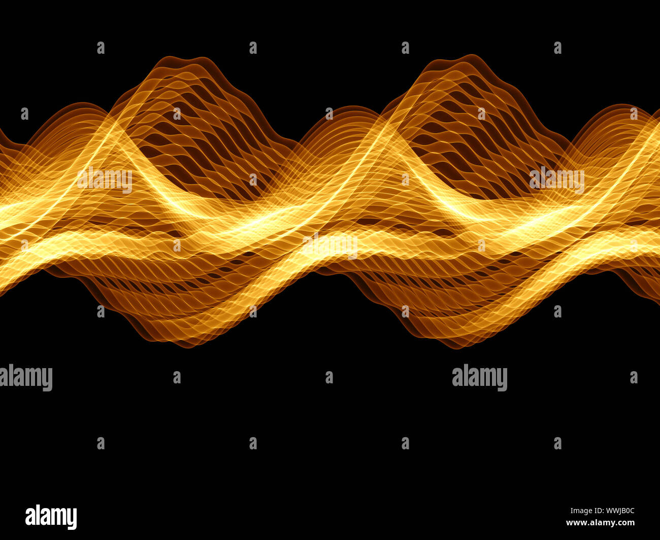 Sine waves background suitable for audio, music and science related ...