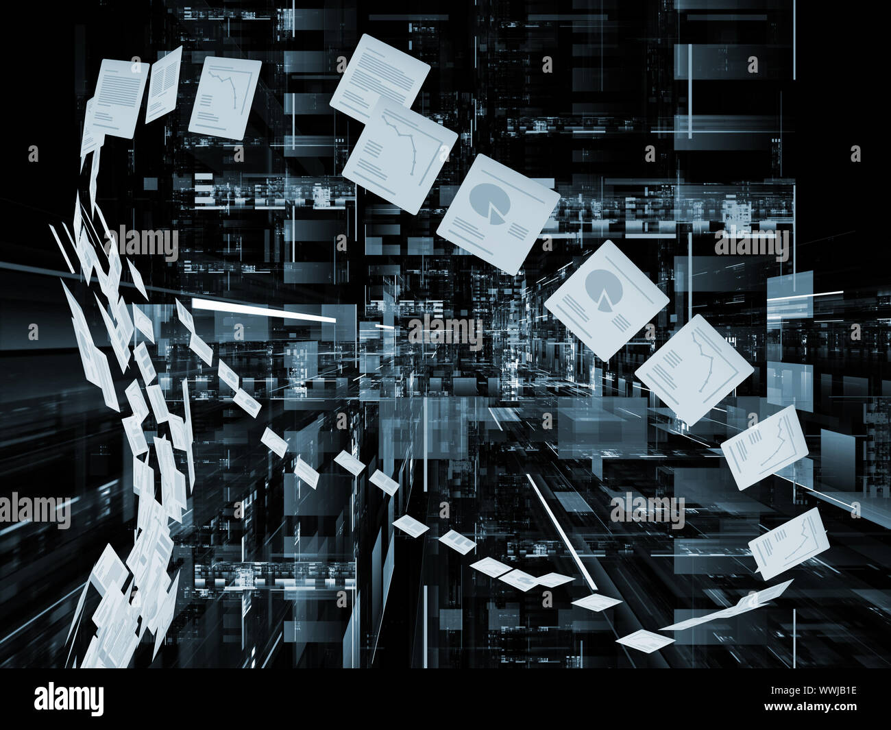 Interplay of documents and technological background in three ...