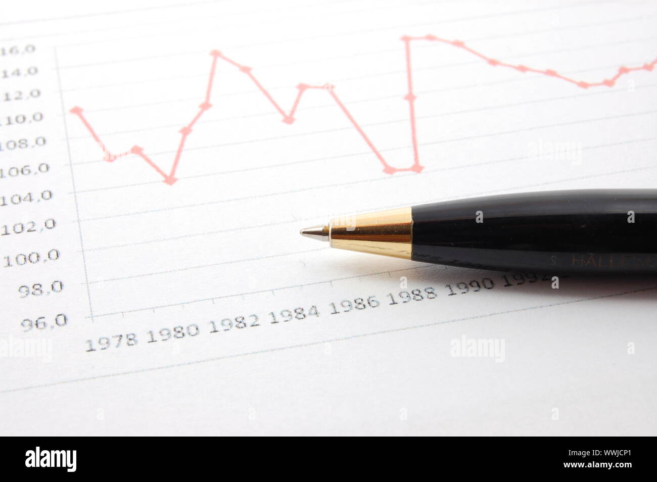 business chart showing financial success and economic growth Stock ...