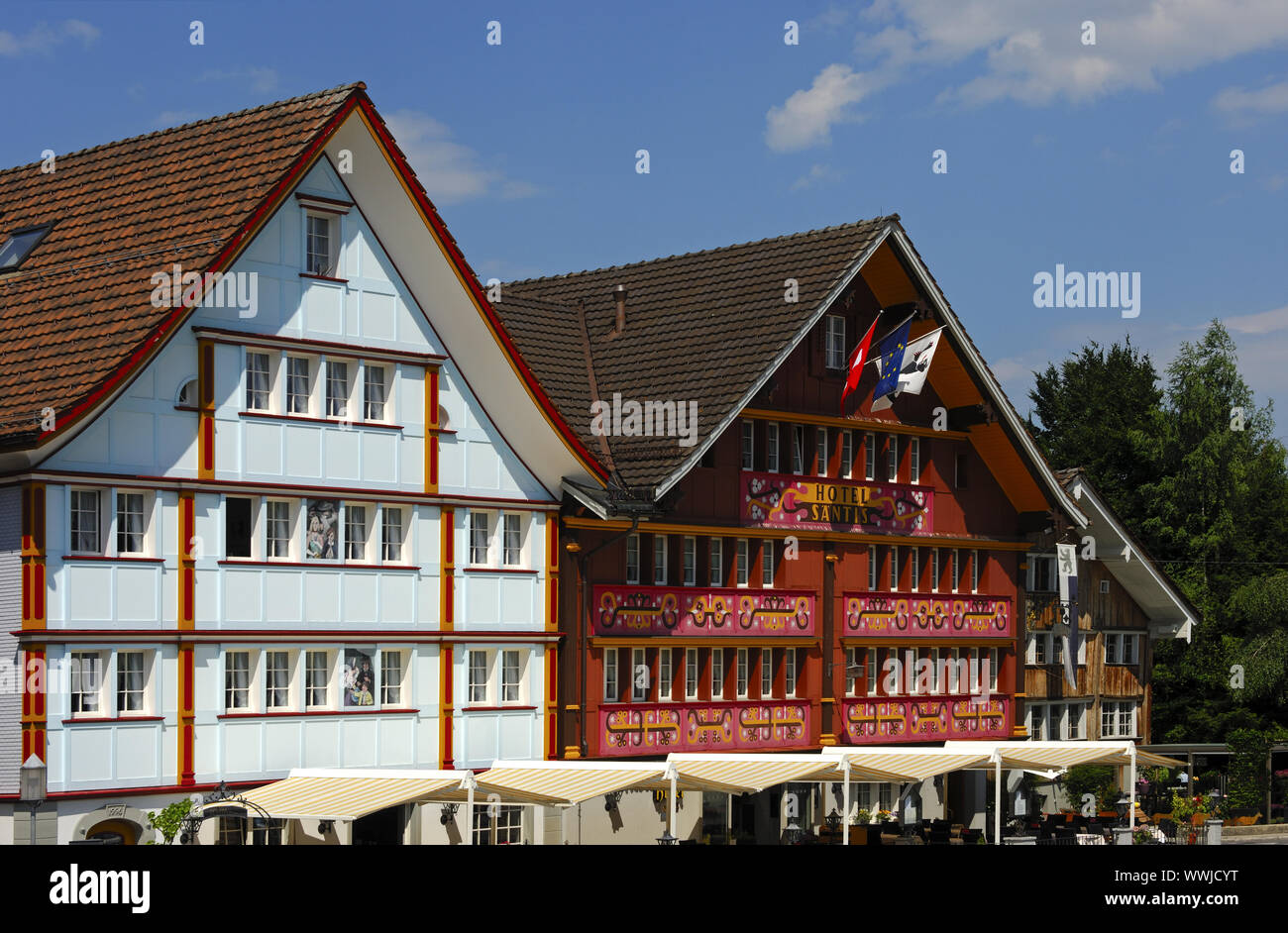 Romantik Hotel Säntis, Appenzell, Switzerland Stock Photo - Alamy