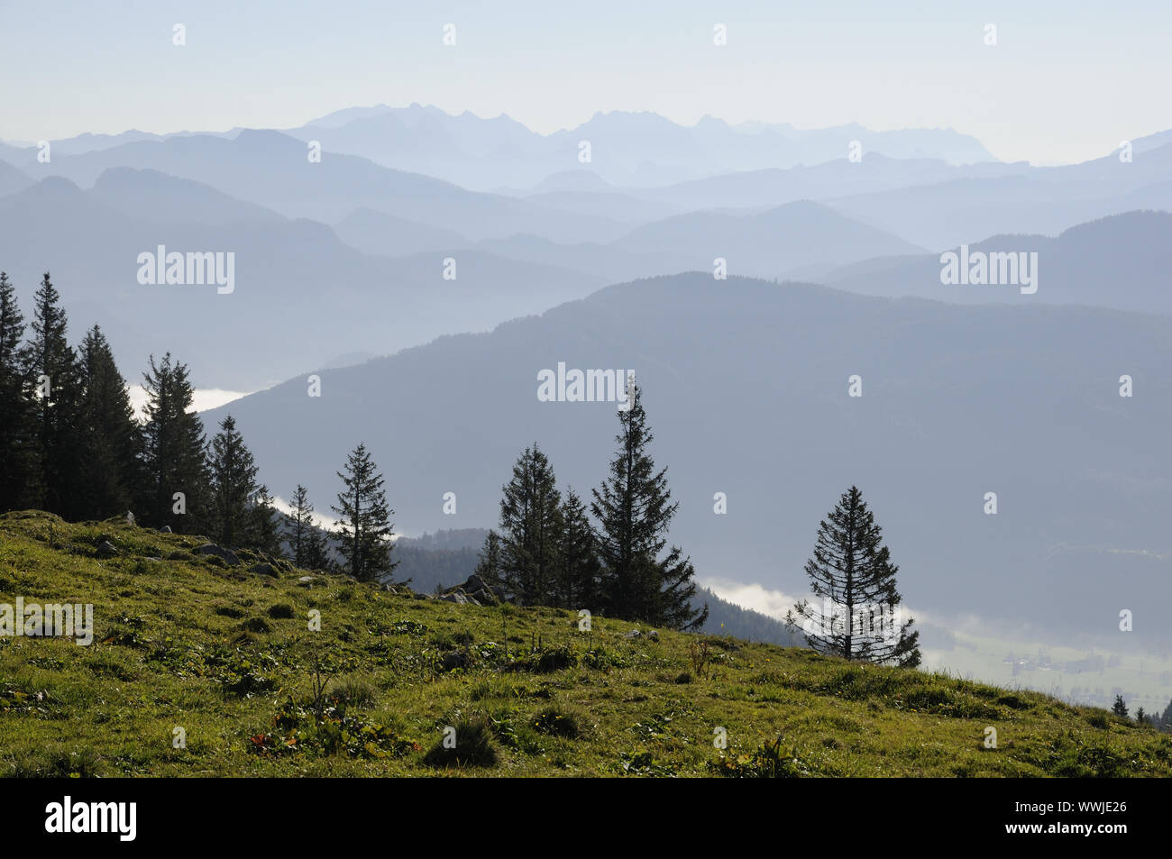 Mountain ranges in the Alps Stock Photo - Alamy