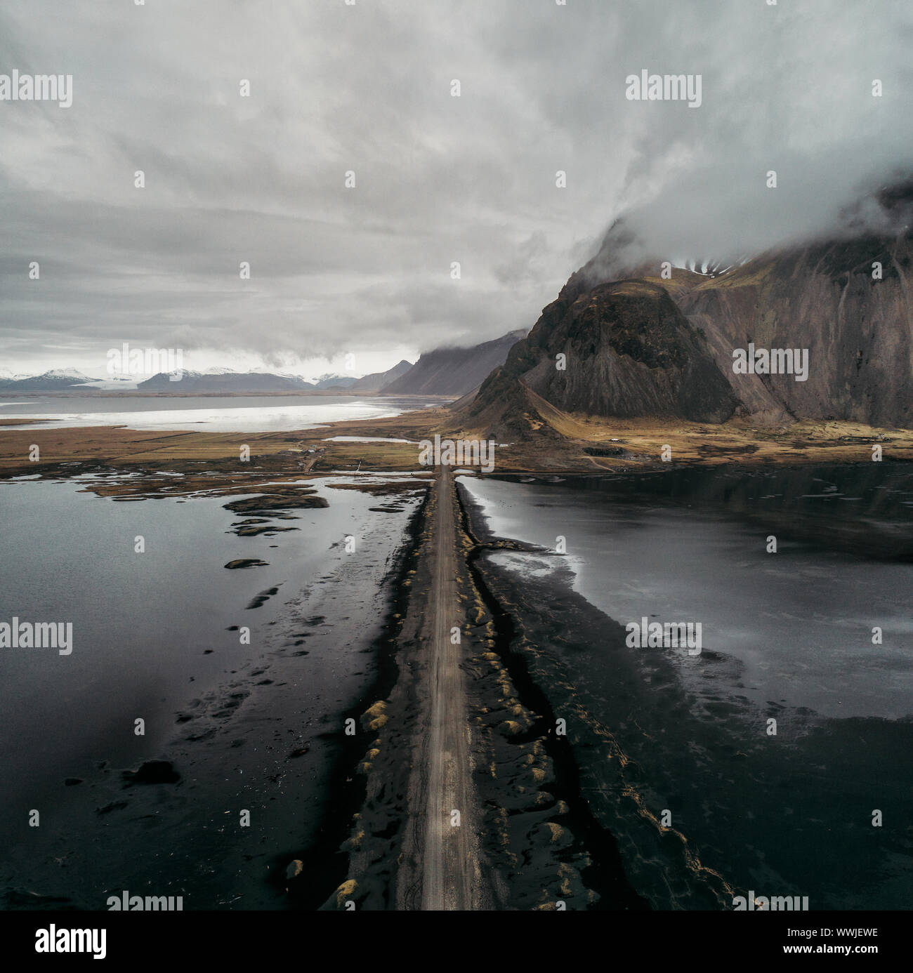 Icelandic panoramas aerial view hi-res stock photography and images - Alamy