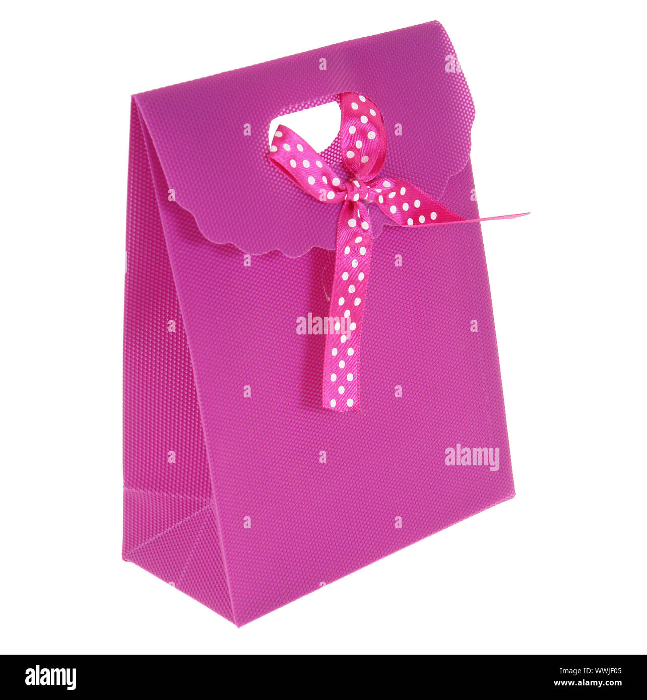 the violet package isolated on white background Stock Photo - Alamy