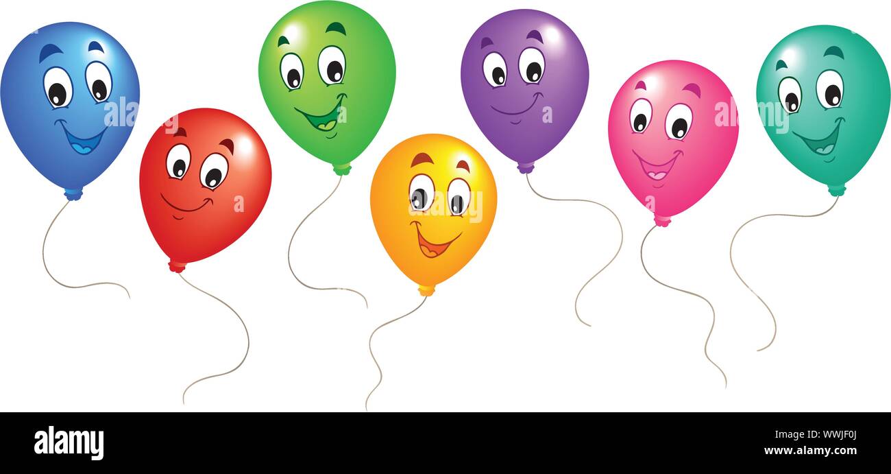 Group of cartoon balloons 3 Stock Vector Image & Art - Alamy