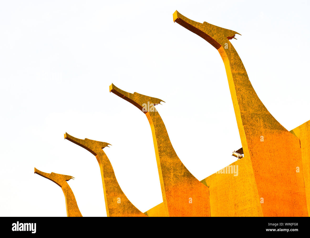 The Symbol of Royal Barge Suphannahong Stock Photo - Alamy