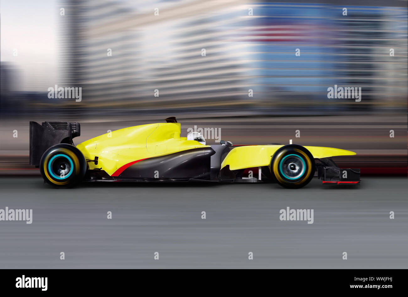 Formula one car moving fast hi-res stock photography and images - Alamy