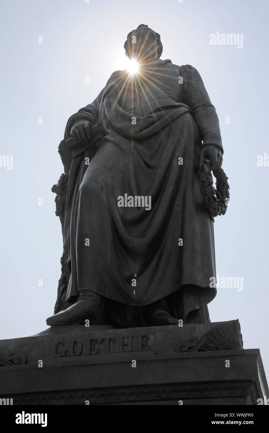 Goethe monument frankfurt hi-res stock photography and images - Alamy