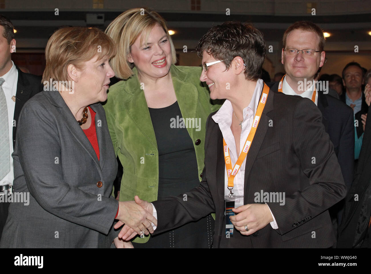 Angela Merkel and Julia Klöckner Stock Photo - Alamy
