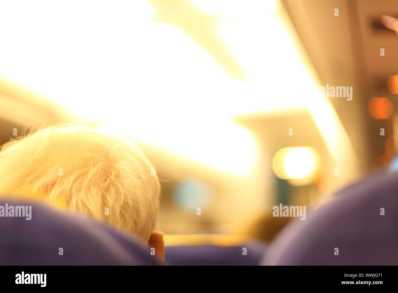 old traveler go on vacation on plane Stock Photo - Alamy