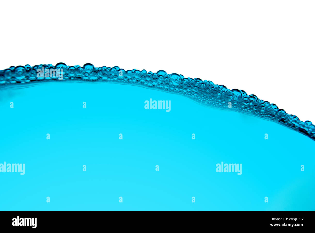 Blue water line isolated on a white background Stock Photo - Alamy