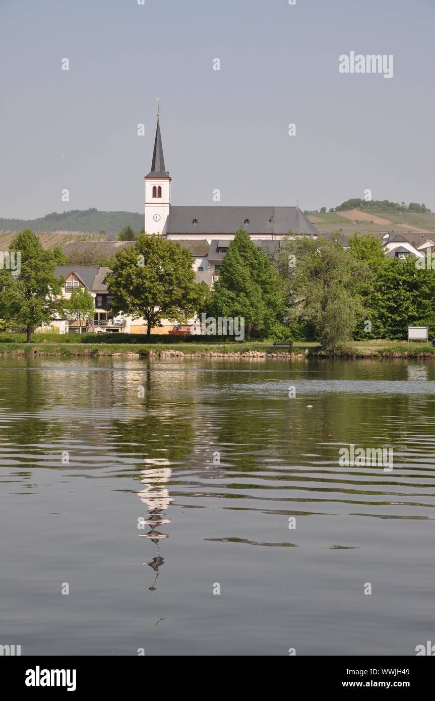 Minheim at the Mosel Stock Photo - Alamy