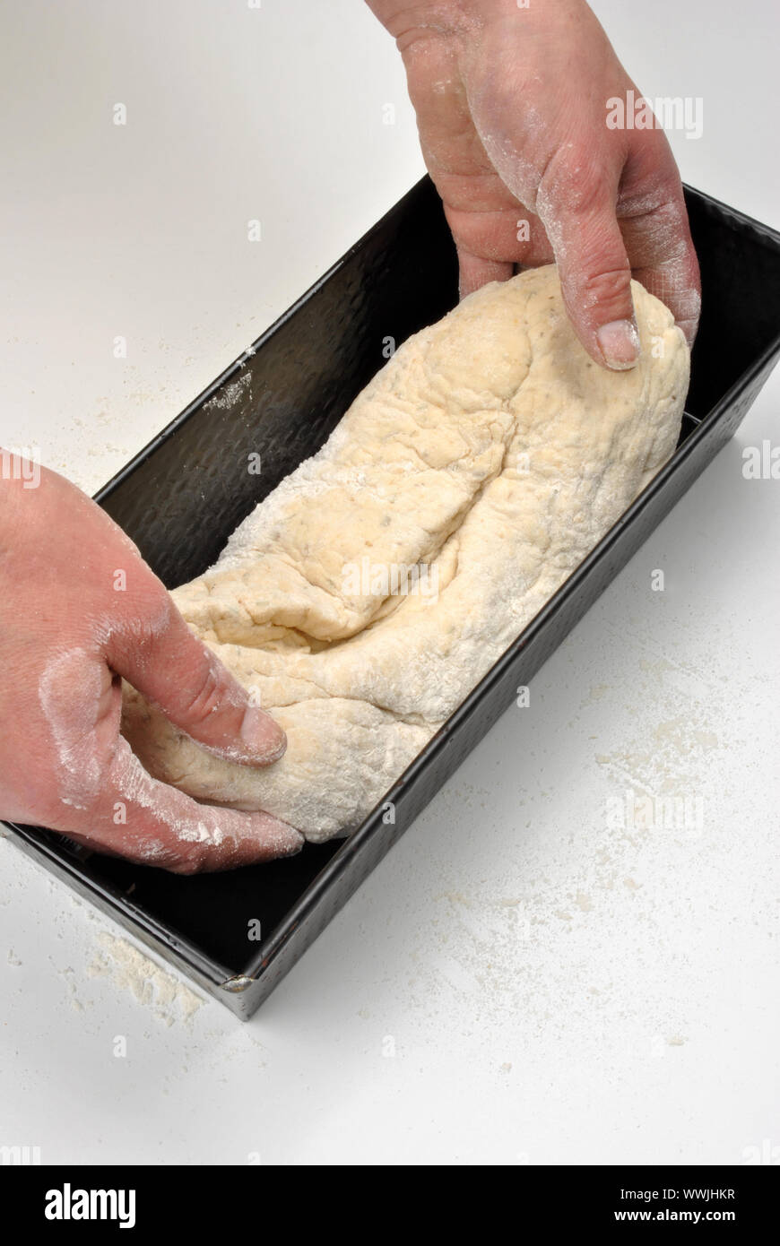 how to make organic bread at home Stock Photo - Alamy