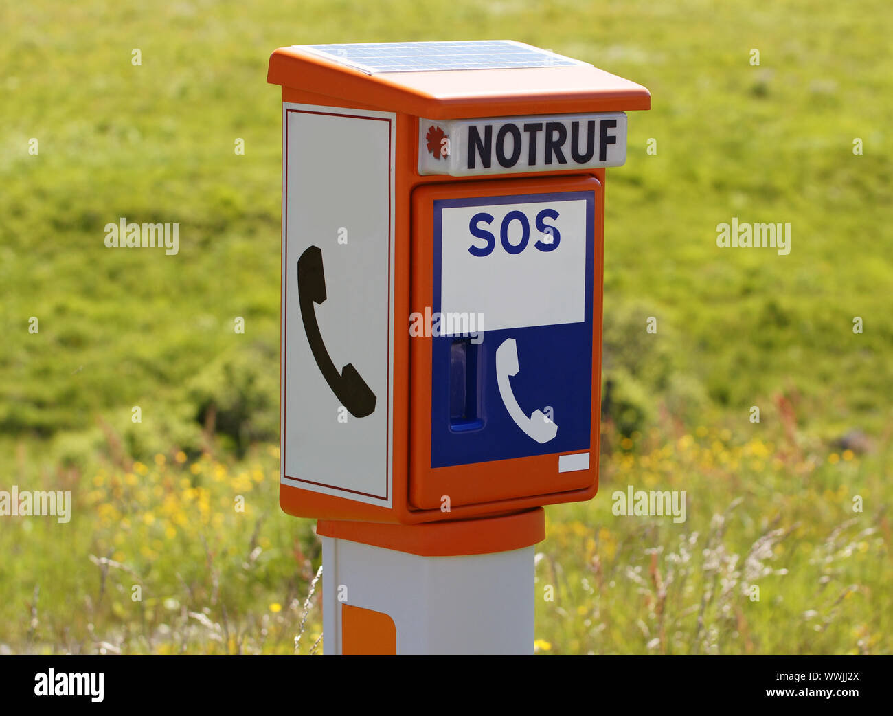 SOS - Emergency call telephone Stock Photo - Alamy