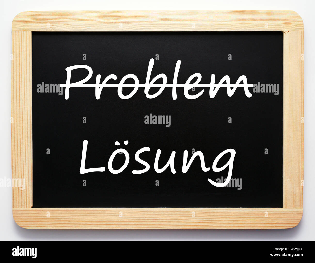 Problem / Solution - Concept board Stock Photo - Alamy
