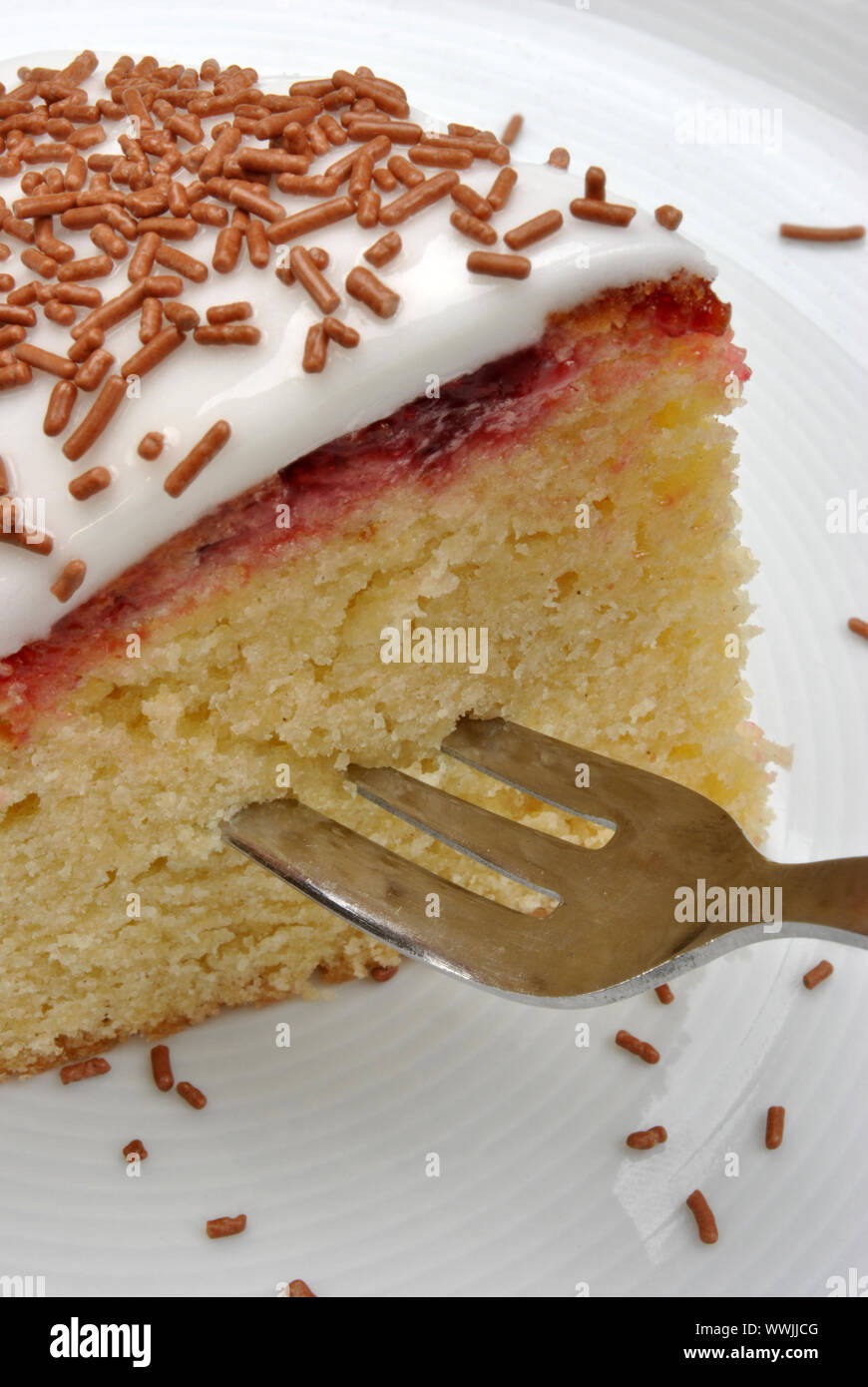 home made cake and a white background Stock Photo - Alamy