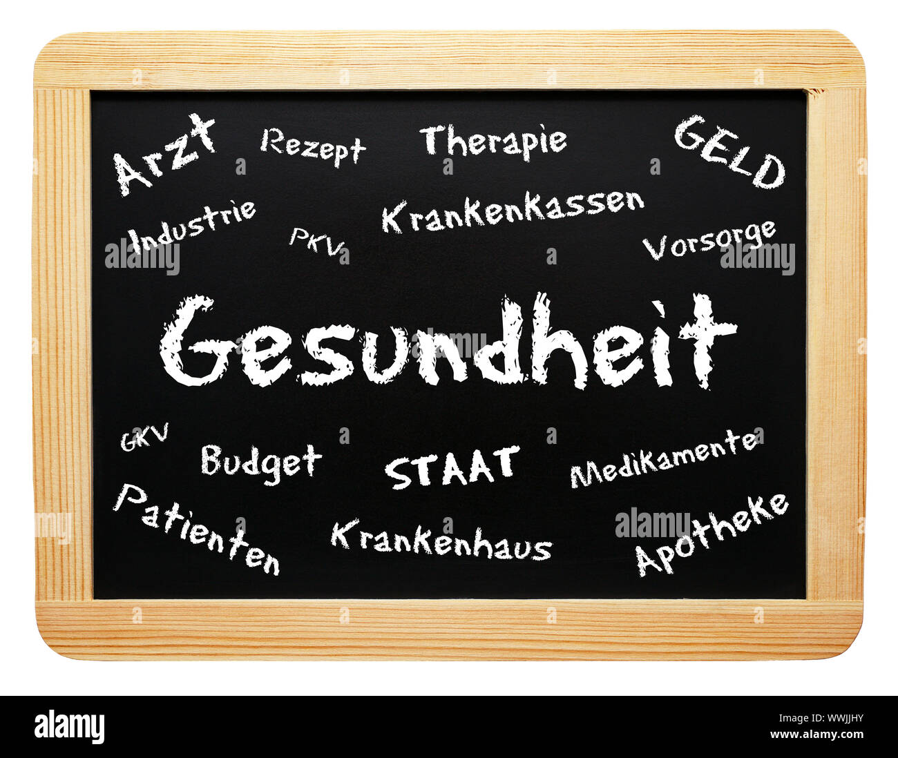 Health - concept board - optional Stock Photo - Alamy