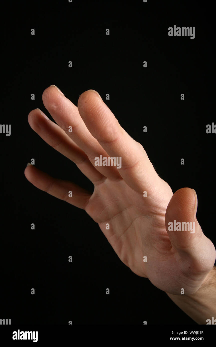Human hand sign hi-res stock photography and images - Alamy