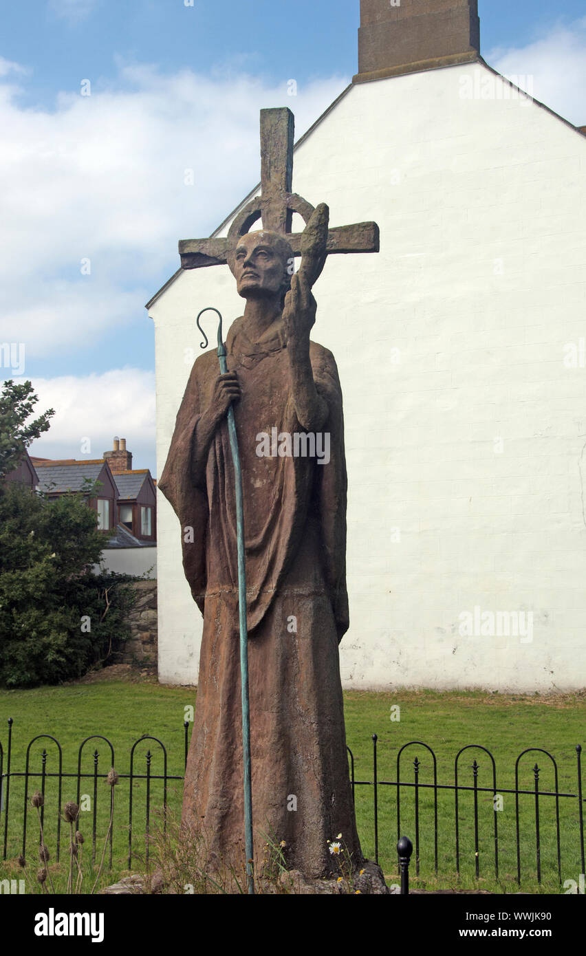St aidens statue jean hall hi-res stock photography and images - Alamy