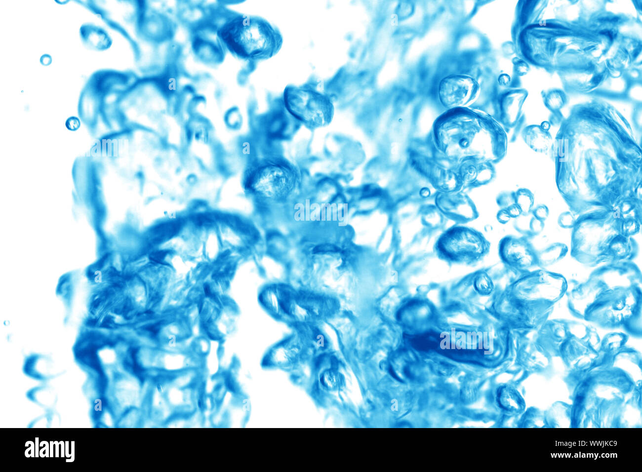 blue water bubbles clean background Stock Photo - Alamy