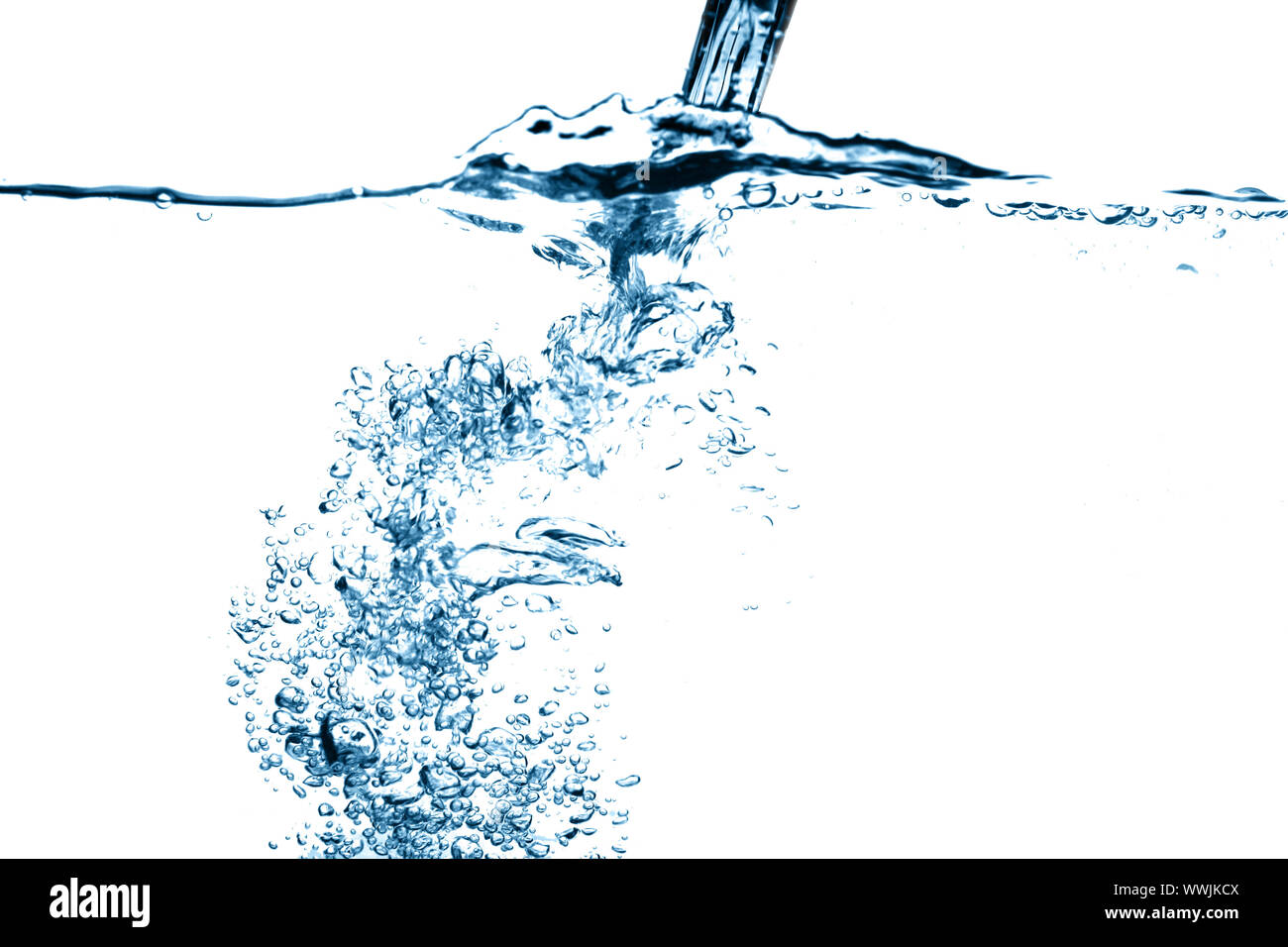 water falling close up bubble stream Stock Photo - Alamy