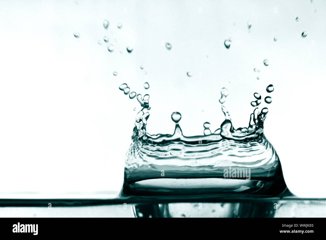 colossal water splash macro close up Stock Photo - Alamy