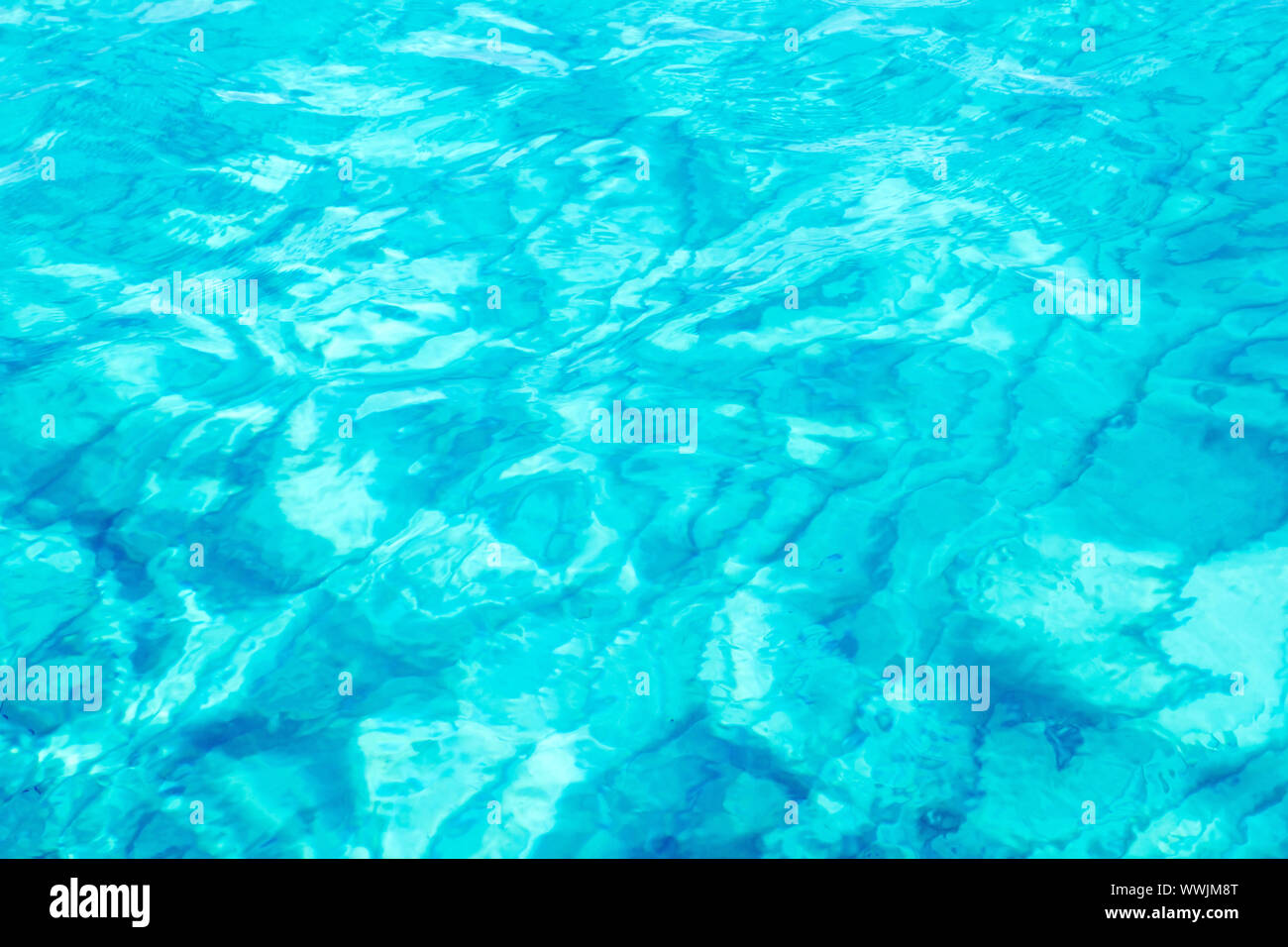 aqua turquoise from tropical beach water with wavy texture Stock Photo ...