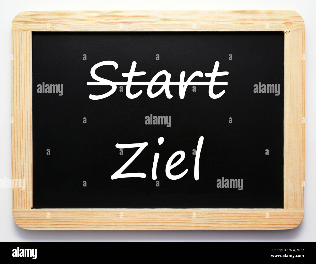 Start / Finish - Concept board Stock Photo - Alamy