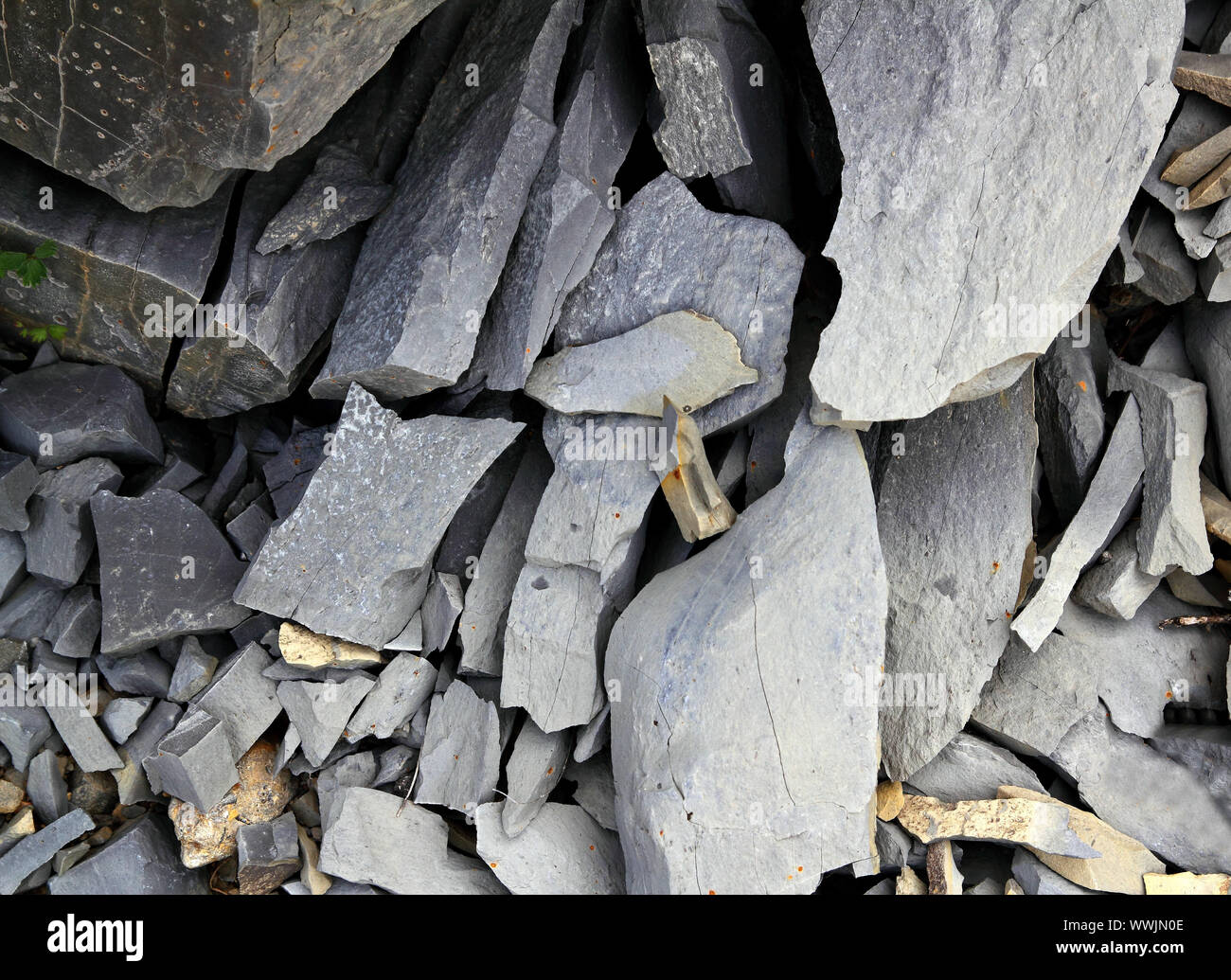 Gray flagstone texture limestone in Pyrenees mountains Stock Photo - Alamy