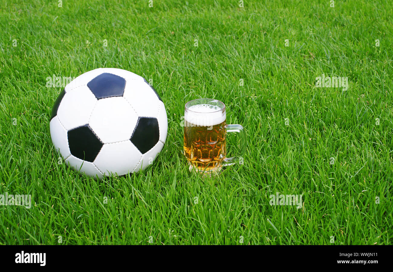 Football and beer - Soccer and Beer Stock Photo - Alamy