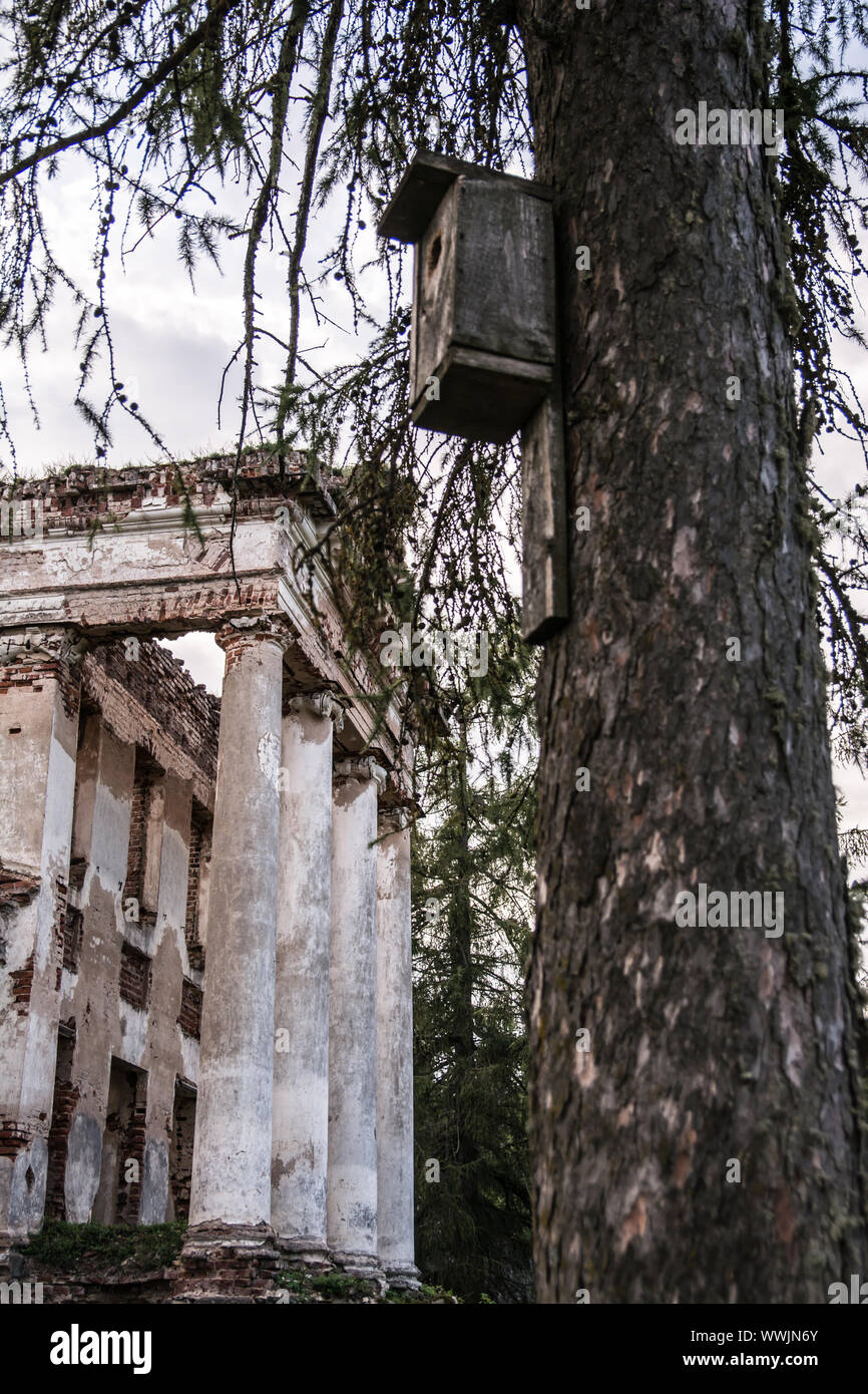 Old Masonic Mansion with columns Stock Photo - Alamy